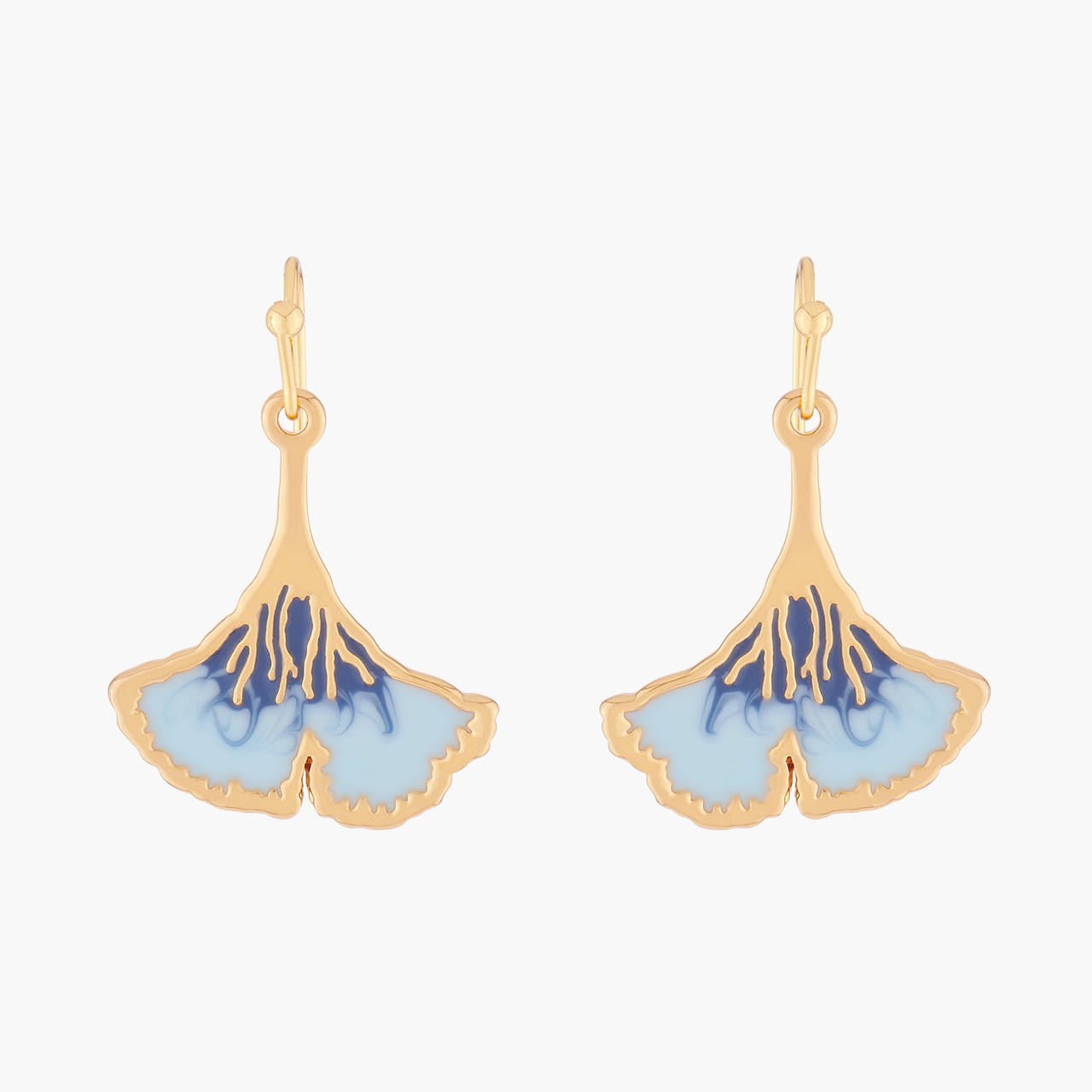 Blue Gingko Earrings | ALBE1081 – Les Nereides