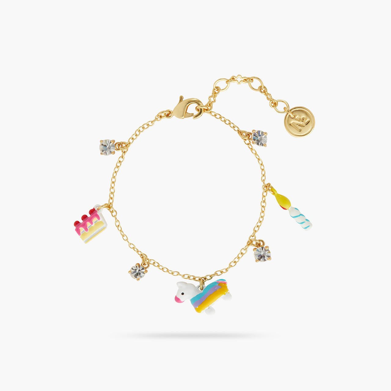 Cake, Piñata and candle charm bracelet | Les Nereides