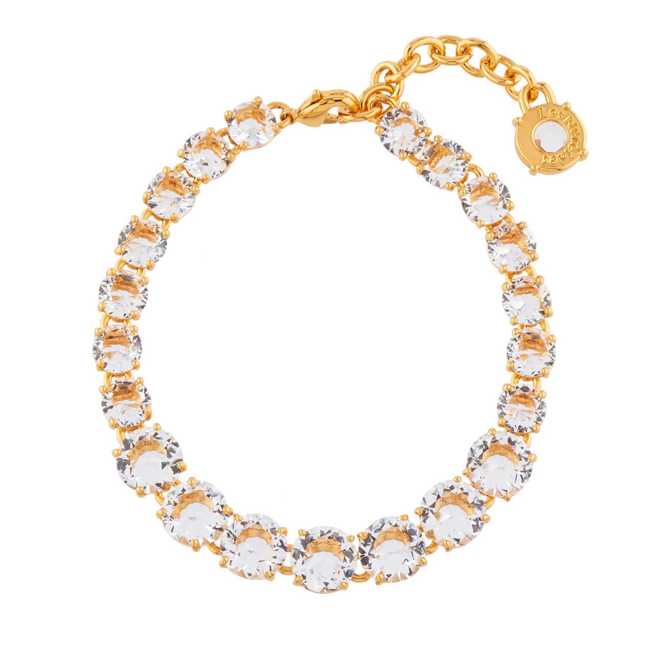 Crystal One Row La Diamantine Luxurious Bracelet | AILD2522 – Les Nereides